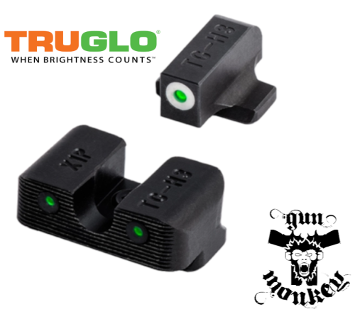 Muszka i szczerbinka Truglo Tritium Pro do Glock MOS High Set White Dot ...